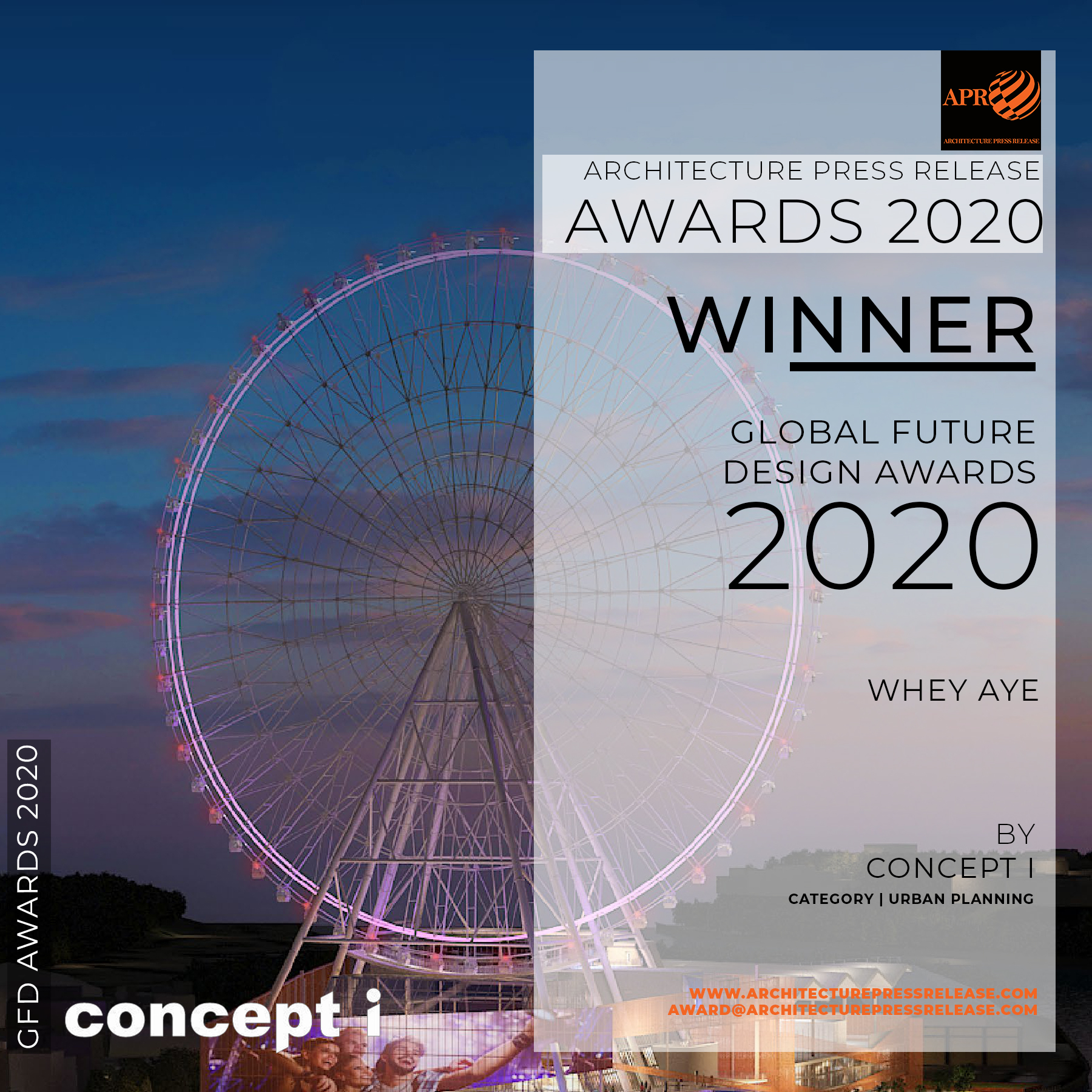 4 Global Future Design Awards 2020 for Concept i - Concept i